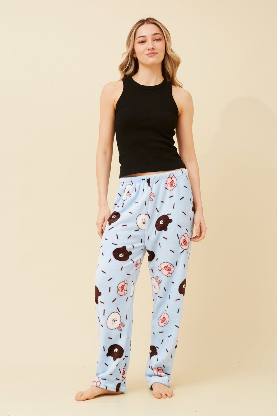 Lee animal print plush pyjama pants & Buy Online & Femme Connection