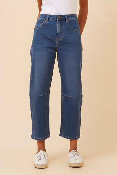 Meconi denim barrel pants & Buy Online & Femme Connection