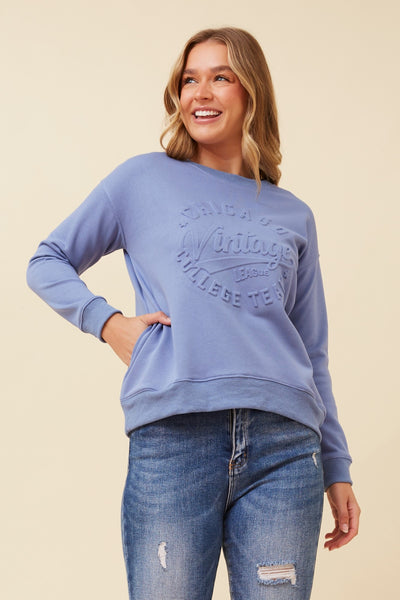 Monar embossed jumper & Buy Online & Femme Connection